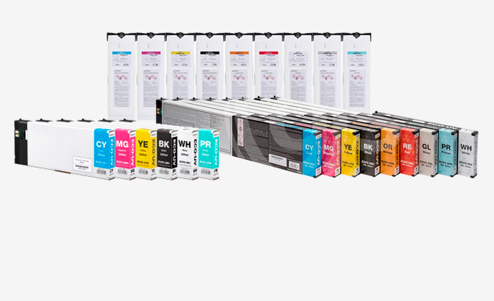Roland ECO-UV 5 Ink (EUV5 series 220ml, 500ml, 750ml) - Center for Grafisk Kvalitet